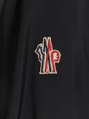 Moncler Zip-up Jacket With Drawstring Hem - Black