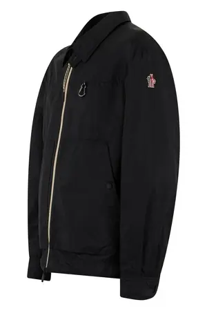 Moncler Zip-up Jacket With Drawstring Hem - Black