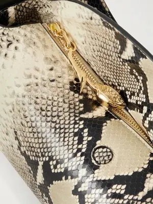 Erdem East West Bloom Shoulder Bag - Nude