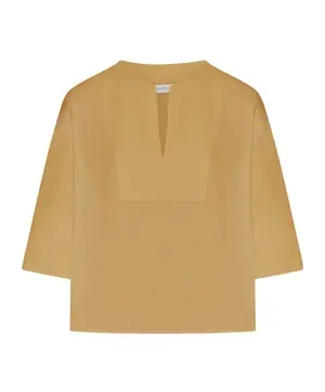 Max Mara Max Mara Sospiro V-Neck Top No