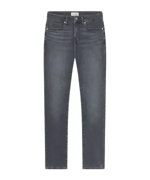 FRAME Mid-rise Straight-leg Jeans - Black