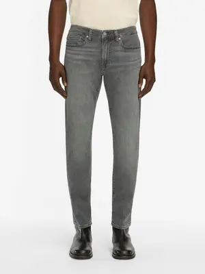 FRAME Mid-rise Straight-leg Jeans - Black
