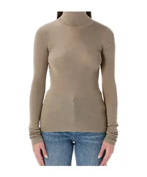 THE FRANKIE SHOP Ribbed Turtleneck Sweater