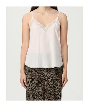 Zadig&Voltaire Lace Trim Sleeveless Top