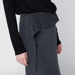 ENTIRE STUDIOS Draped Maxi Knitted Skirt