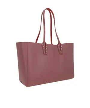 CHRISTIAN LOUBOUTIN Small Tote Bag With Stud Detailing - Brown