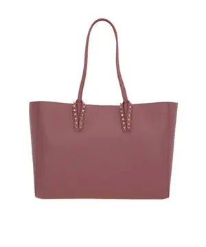 CHRISTIAN LOUBOUTIN Small Tote Bag With Stud Detailing - Brown