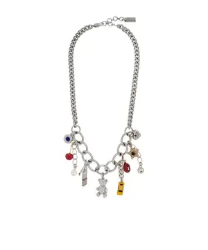 Marc Jacobs Bijoux Charm Necklace - Gray