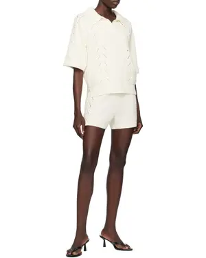 Loulou De Saison Ribbed Knit Shorts