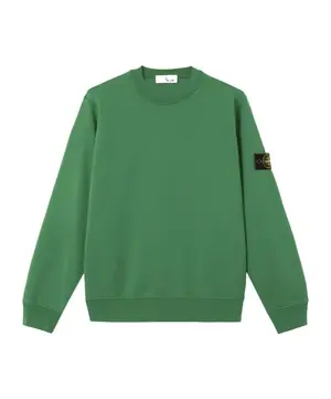 Stone Island Logo Patch Crewneck Sweatshirt - No