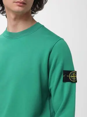 Stone Island Logo Patch Crewneck Sweatshirt - No