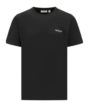 Off-White Arrow Short-sleeved T-shirt - Black