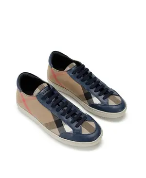 Burberry Low-top Sneakers With Signature Check