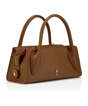 CHRISTIAN LOUBOUTIN Top Handle Shoulder Bag - Brown