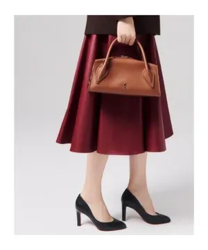 CHRISTIAN LOUBOUTIN Top Handle Shoulder Bag - Brown