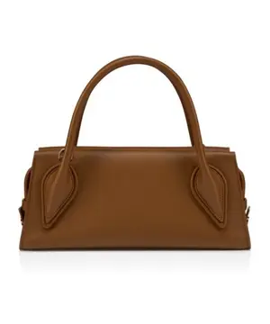 CHRISTIAN LOUBOUTIN Top Handle Shoulder Bag - Brown