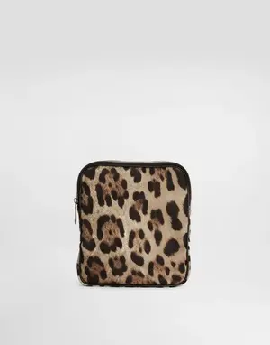 Dolce & Gabbana Leopard-print Convertible Bag - Black