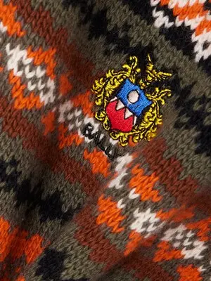 Bally Wool Jacquard Knit Polo Shirt - Multicolor