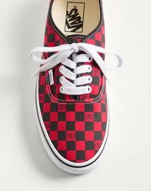Valentino Garavani X Vans Vlogo Checkerboard Lace-up Sneakers - Multicolor