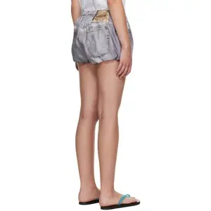 Acne Studios Printed Denim Shorts