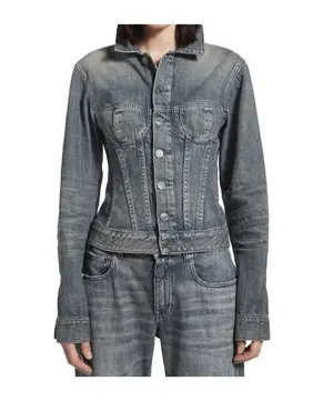 Balenciaga Corseted Denim Jacket