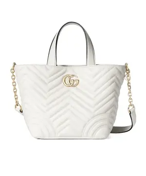 Gucci Betty Small Tote Bag - White