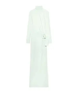COURREGES Buckled Long Dress - Light Mint