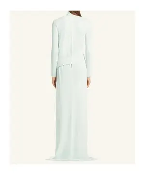 COURREGES Buckled Long Dress - Light Mint