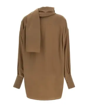 DARKPARK Georgia Scarf Detail Oversized Shirt