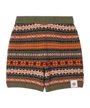 Bally Jacquard-knit Wool Shorts - Multicolour