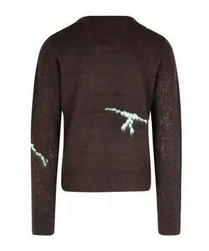 Dries Van Noten Long Sleeve Crewneck Jumper - Brown