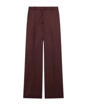 THE FRANKIE SHOP Tailored Trousers With Belt Loops - Red