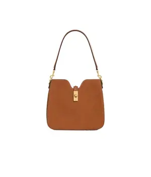 Celine Small Camille 16 Soft Bag In Nubuck Calfskin - Camel