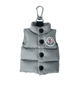 Moncler Gilet Keyring - Grey
