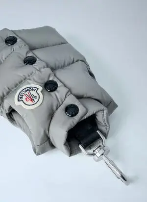 Moncler Gilet Keyring - Grey