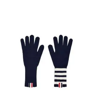 Thom Browne 4-bar Ribbed Gloves
