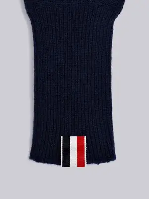 Thom Browne 4-bar Ribbed Gloves