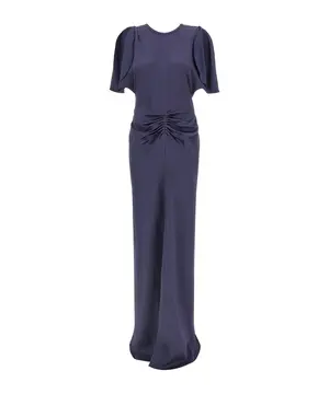 Victoria Beckham Isabella Draped Maxi Dress