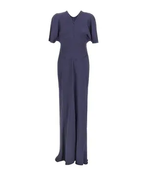 Victoria Beckham Isabella Draped Maxi Dress
