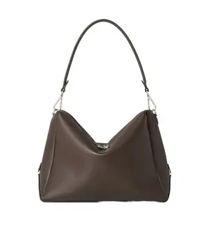 Fendi Lui Large Shoulder Bag - Dark Brown
