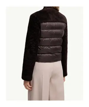 Moncler Epernon Shearling Short Down Jacket