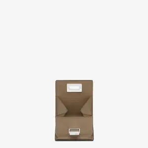 Fendi Beige Leather Coin Purse