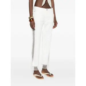 Ermanno Scervino Lace-trimmed Jeans