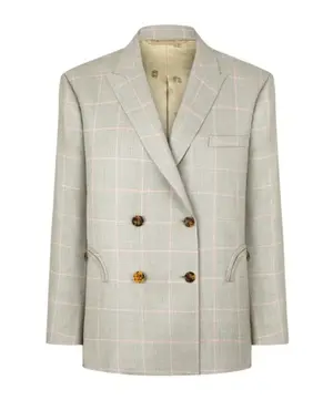 BLAZÉ MILANO Double-breasted Peak Lapel Jacket - Bavaria