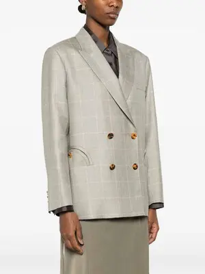 BLAZÉ MILANO Double-breasted Peak Lapel Jacket