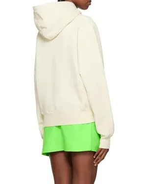 AMI Paris De Coeur Embroidered Organic Cotton Hoodie