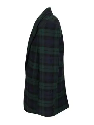Saint Laurent Tartan Single-breasted Jacket