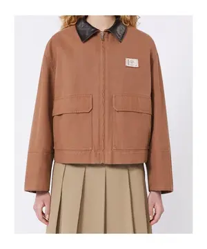 Max Mara Padded Short Jacket With Zip Up Front