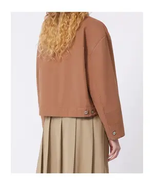 Max Mara Padded Short Jacket With Zip Up Front