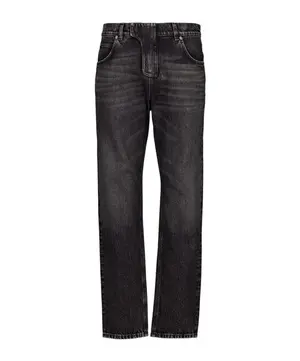 Balmain Regular-fit Denim Jeans - Dark Gray